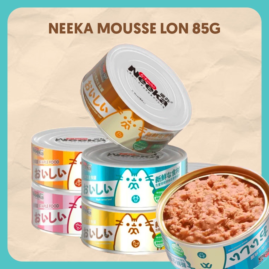 Combo 24 Lon Pate Neeka Mousse Thức Ăn Ướt Cho Mèo Lon 85g - Tiệm Nhà ...