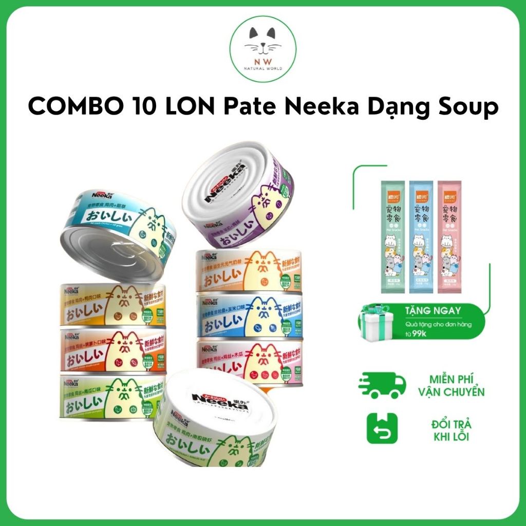 [COMBO 10 LON] ate Neeka dạng soup Dinh Dưỡng Cao Thơm Ngon Nhiều Vị ...