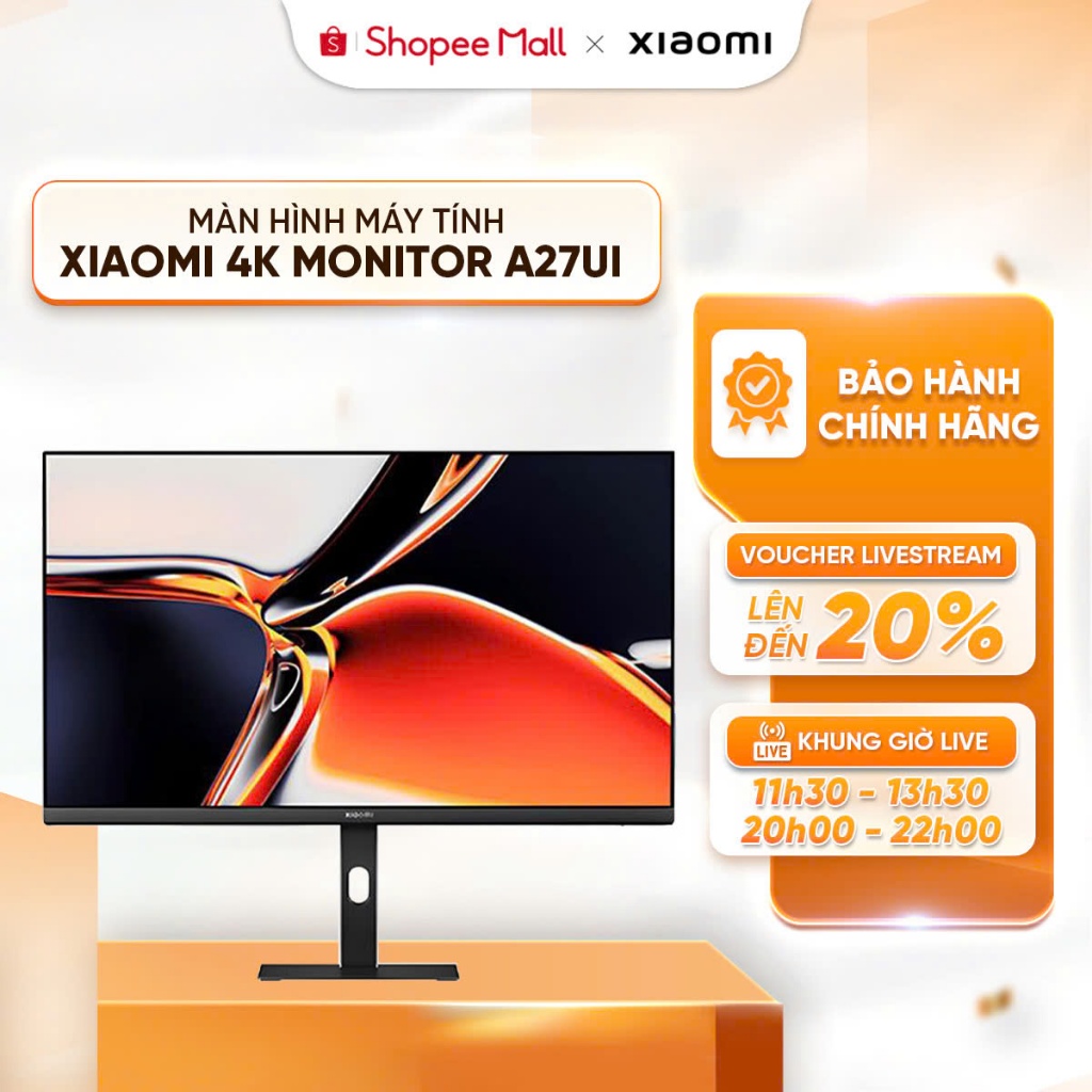 Màn hình máy tính Xiaomi 4K Monitor A27UI 27inch ELA6221EU - Màn hình ...