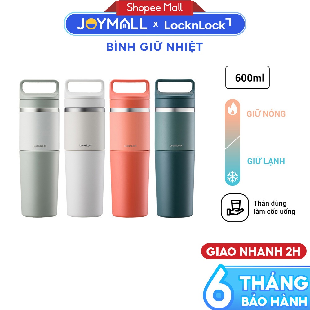 Bình giữ nhiệt LocknLock LHC4332 600ml, Hàng chính hãng, thân bình dùng ...