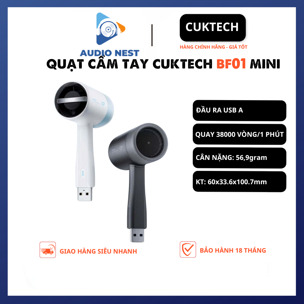 Quạt Cầm Tay Ngoài Trời Cuktech CP Mini (BF01) - Bảo Hành 18 Tháng. | Shopee Việt Nam