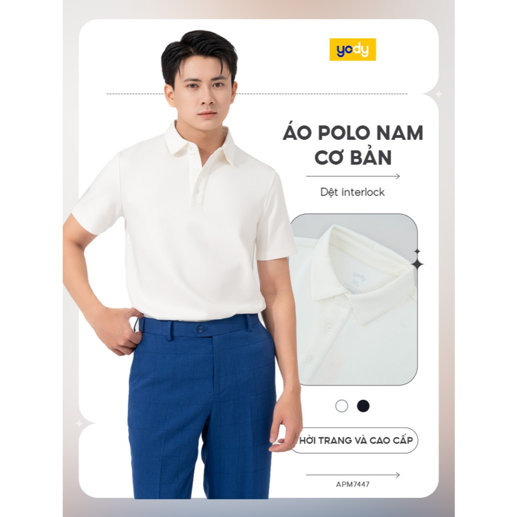 [Sale T6] Áo polo nam Yody basic cơ bản năng động co giãn thoải mái khi ...