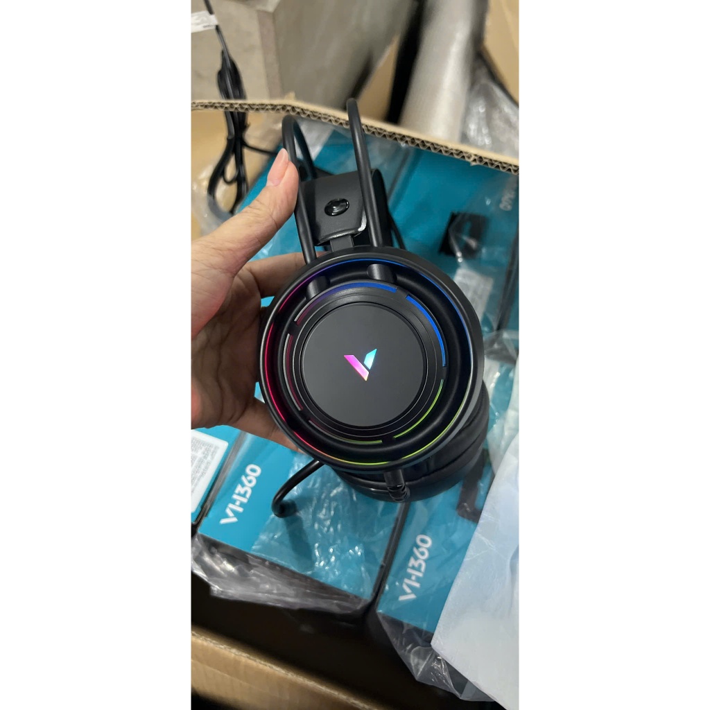 TAI NGHE GAMING RAPOO VH360 CHÍNH HÃNG (USB/ LED RGB ) | Shopee Việt Nam