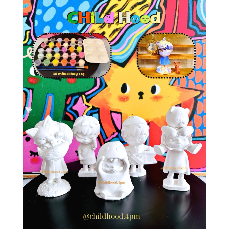 Tượng thạch cao mini Hirono cao 12cm | Shopee Việt Nam