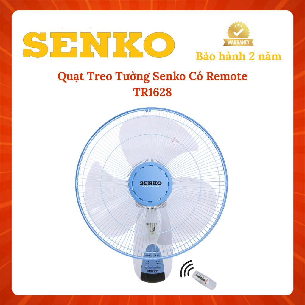 [Hỏa Tốc] Quạt Treo Tường Senko TR1628 Có Remote Điều Khiển Từ Xa ...
