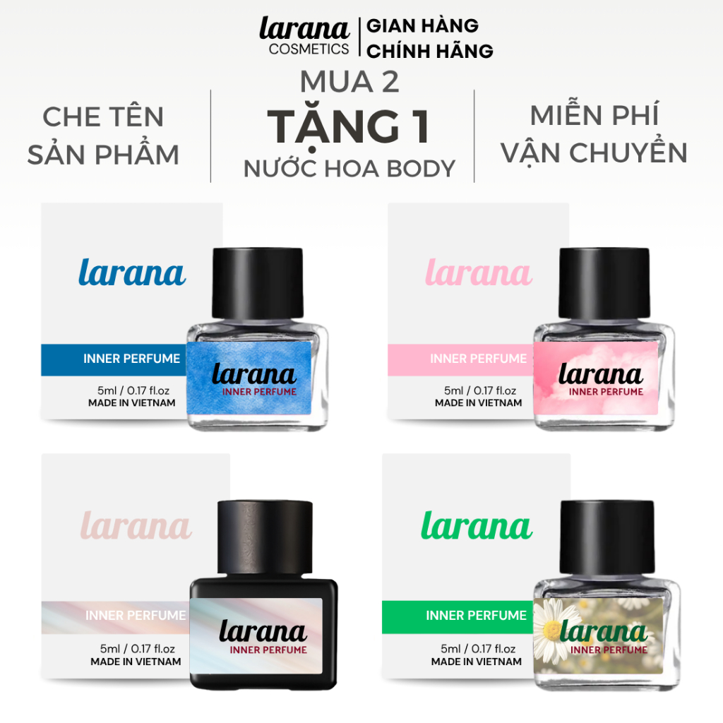 Nước hoa vùng kín Larana Inner Perfume lưu hương lâu giúp khử mùi hiệu ...