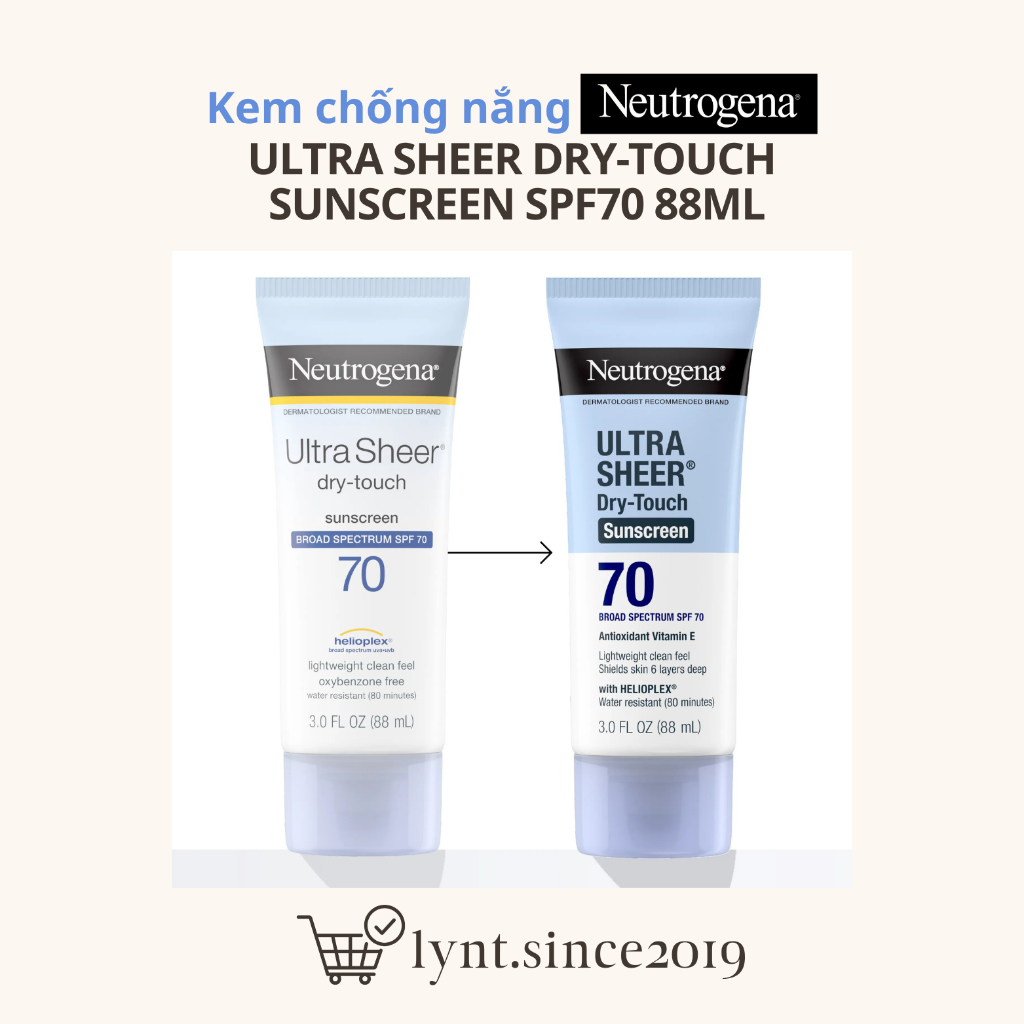 [Bản Mỹ] Kem chống nắng Neutrogena Ultra Sheer Dry Touch Sunscreen ...