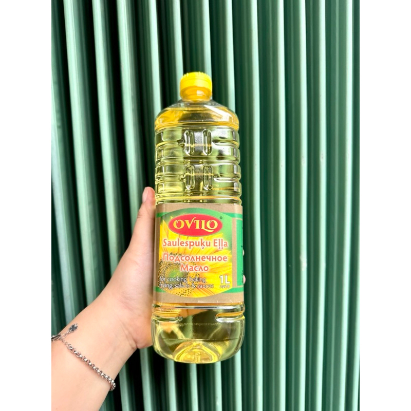 Dầu ăn Hướng Dương OVILO của Nga 1 lít ( Date T03/2026) | Shopee Việt Nam