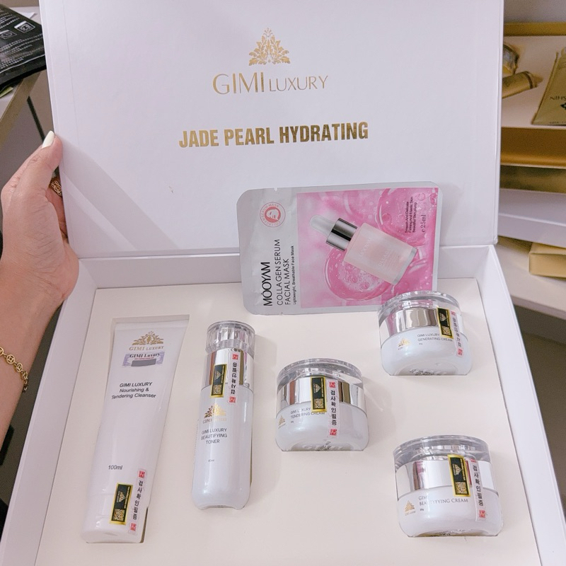 Bộ Kem Gimi Luxury Vip Vỏ Trắng ( Full 3 team , Dập Logo Chống Nhái ...