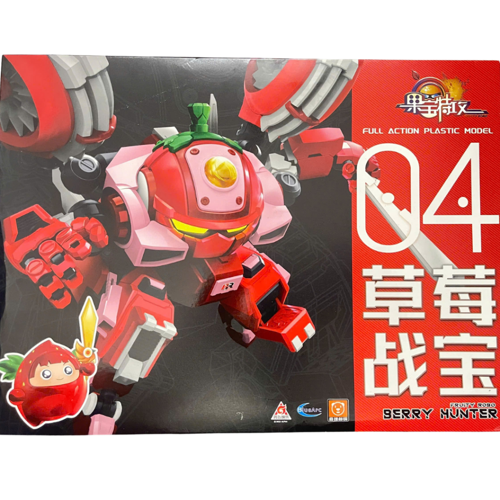 Mô Hình Lắp Ráp Dâu Tây Thợ Săn Robo Trái Cây Chính Hãng Dâu Con ...