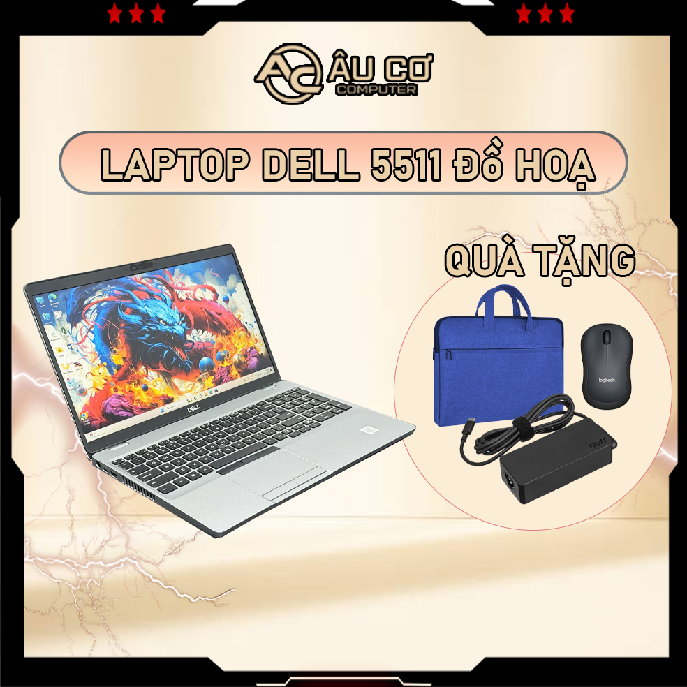 Dell Latitude 5511 (Core i7 10850H, 16G, 512G, Geforce MX250, 15.6 inch ...