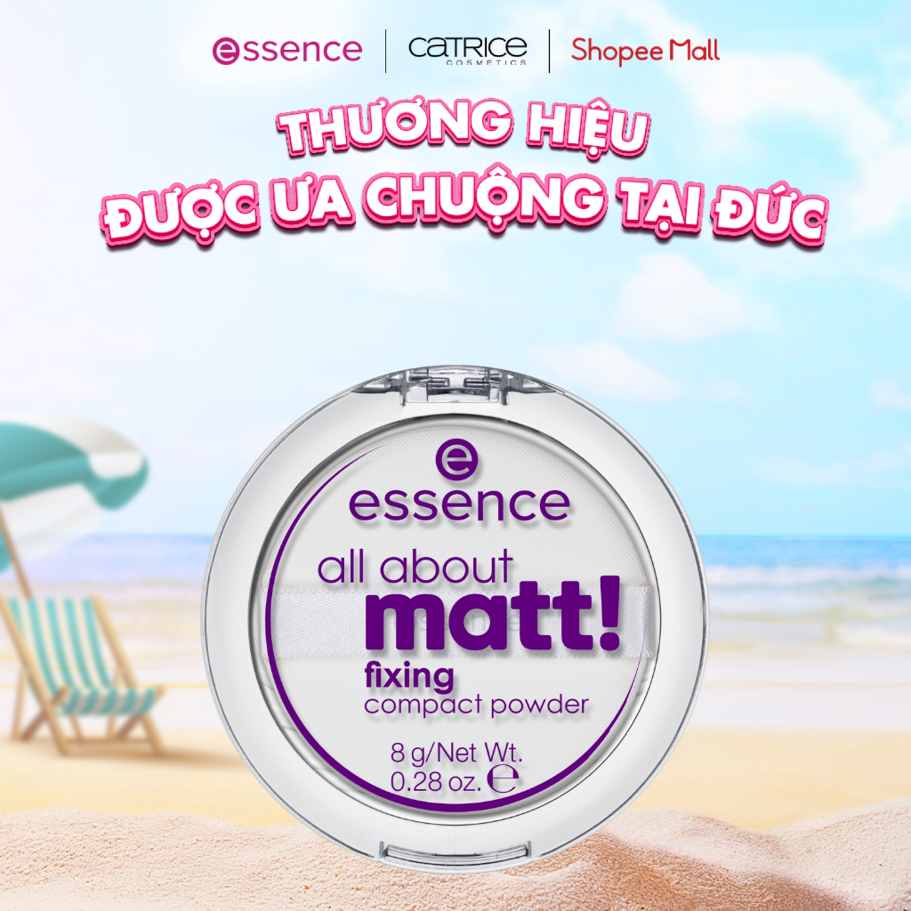 Phấn phủ Essence All About Matt Fixing Compact Powder dạng nén kiềm dầu ...