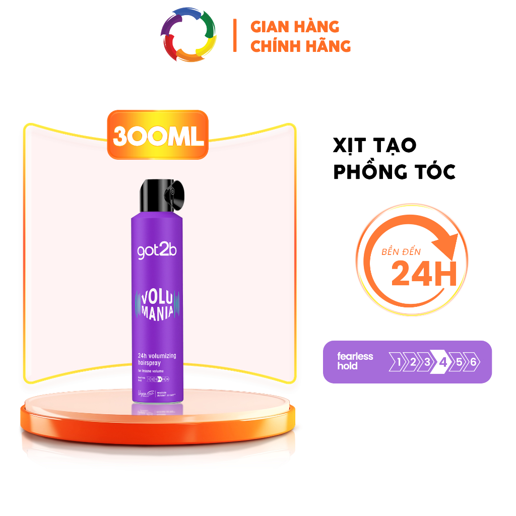Xịt phồng tóc Got2b Volumizing Hairspray 300ml - Giữ độ phồng lên đến ...