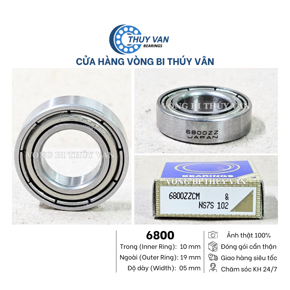 Vòng bi bạc đạn cầu hạt tròn mỏng 6800 6801 6802 6803 6804 6805 6807 6808 nắp phớt kim loại cao ...