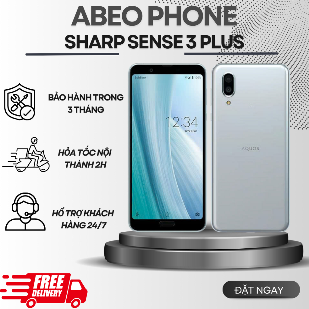 Điện Thoại Sharp Sense 3 Plus Ram 4/64GB 1 SIM Máy Đẹp Nguyên Zin ...