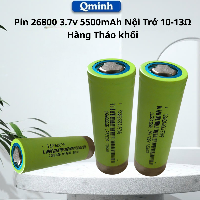 Cell pin 26800 dung lượng 5600mah 3.6v nội trở 11~13Ω xả 5c 20a hàng ...