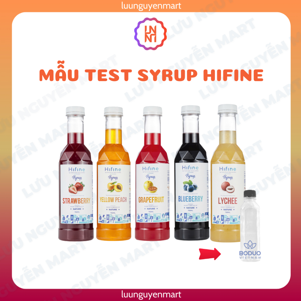 Syrup Hifine đậm ngọt vị chân thật _ mẫu 100ml dùng thử | Shopee Việt Nam