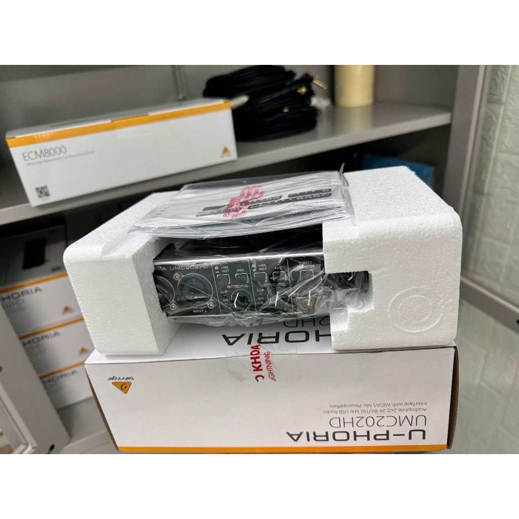 Sound Card UMC202HD,UMC204HD Sound Card Behringer. Soundcard RTA giá rẻ ...