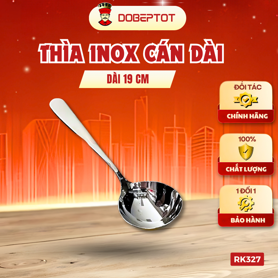 [RK327] Thìa inox cán dài | Shopee Việt Nam