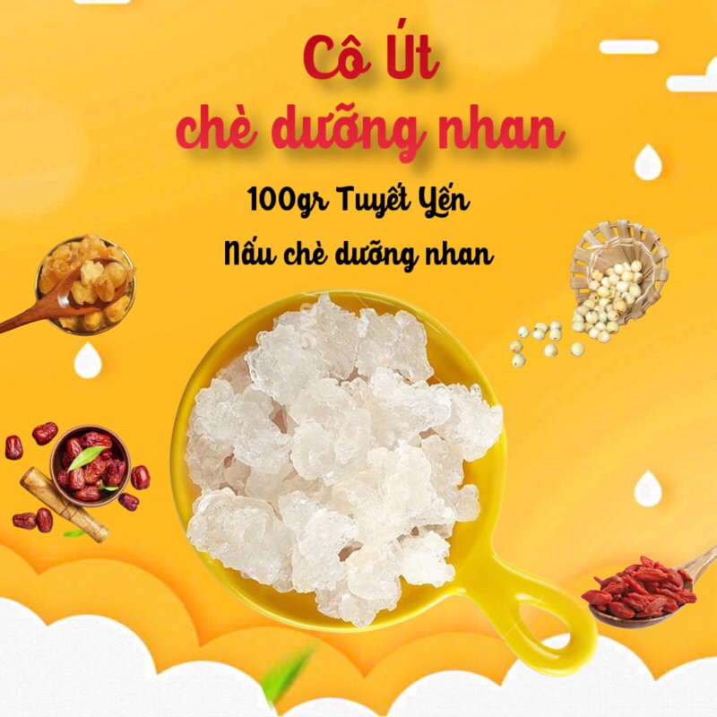 100gr Tuyết Yến nấu chè dưỡng nhan cô út chè dưỡng nhan Tea Nước Trà ...