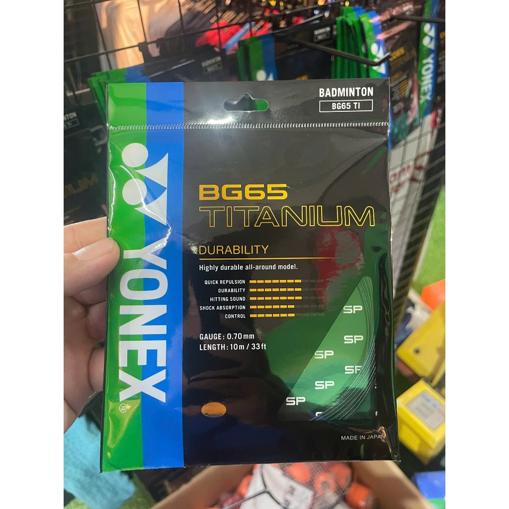 CƯỚC CẦU LÔNG YONEX BG 65 TITANIUM CHÍNH HÃNG | Shopee Việt Nam