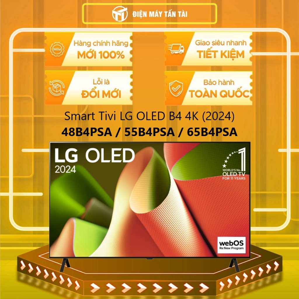 [TẤN TÀI LĐ 0Đ] 48B4PSA / 55B4PSA / 65B4PSA - Smart Tivi LG OLED B4 4K ...