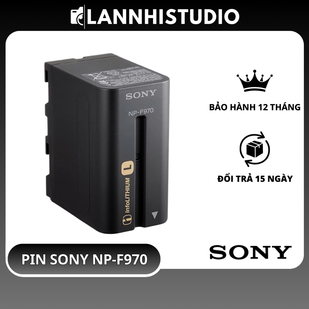 Pin Sony NP-F970 sử dụng cho máy quay Sony và các loại đèn LED | Shopee ...