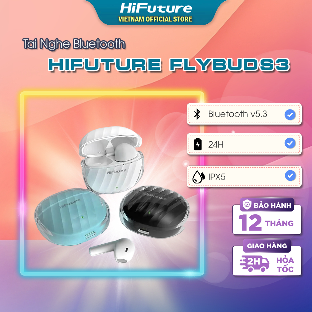Tai Nghe Hifuture Flybuds3 True Wireless Earbuds Bluetooth 5.3, ENC ...