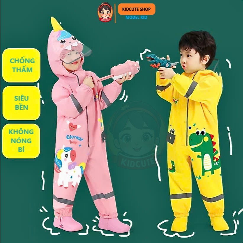 Áo Mưa Cho Bé Trai Bé Gái Kiểu Body Smally Phong Cách Hàn Quốc chống ...
