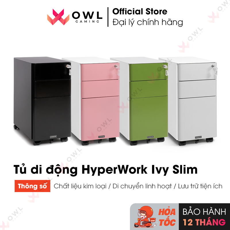 Tủ tài liệu thép di động HyperWork Ivy Slim MC02 (Hàng chính hãng) | Shopee Việt Nam