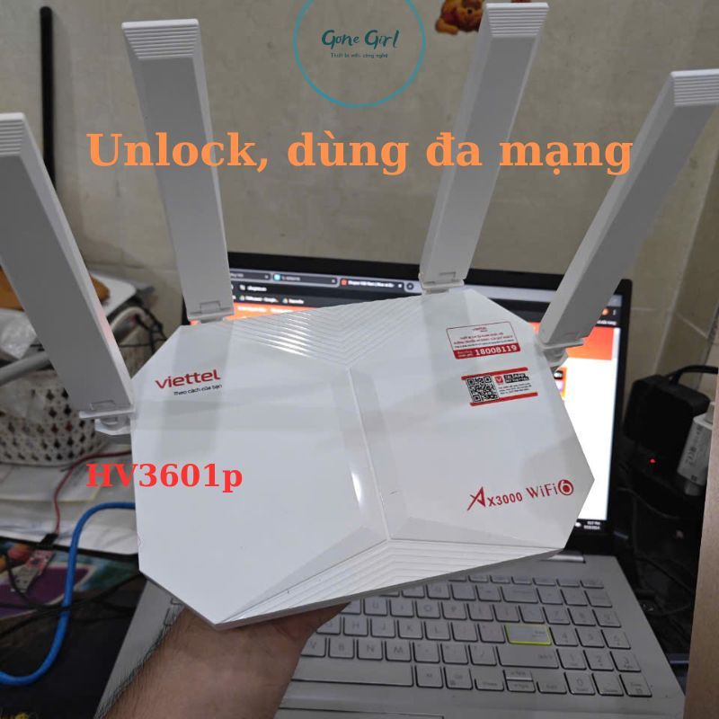 Mesh Viettel Zte HV3601P unlock, sài đa mạng bao khóa, Mesh Ax3000 ...