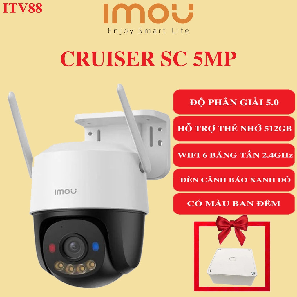 CAMERA NGOÀI TRỜI IMOU CRUISER SC 5MP - IMOU CRUISER SC 3MP | CÓ MÀU I ...