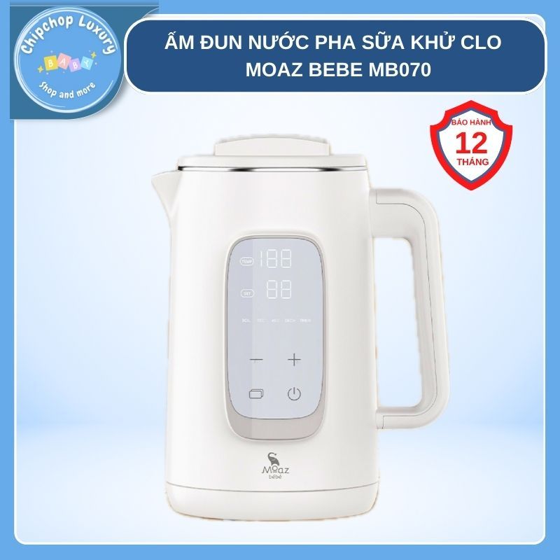 Ấm đun nước giữ nhiệt pha sữa pha trà khử clo moaz bébé moaz bebe mb070 ...