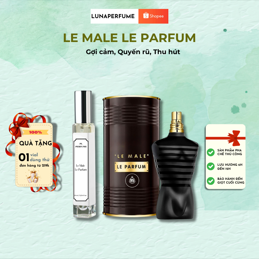 Nước Hoa Le Male Le Parfum EDP Chính Hãng LUNA PERFUME 10ml Cuốn Hút ...