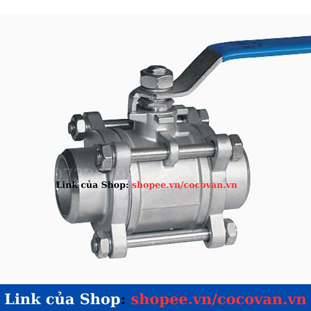 Van bi hàn 304 3PC DN32,40,50 | Shopee Việt Nam
