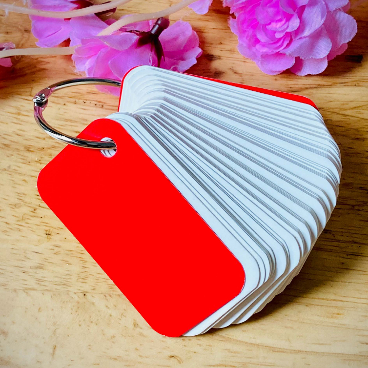 bán sĩ 1000 thẻ flashcard 3x8 / 4x7 / 5x8 / 5,5x9 / 5x5 cm BO 4 GÓC học ...