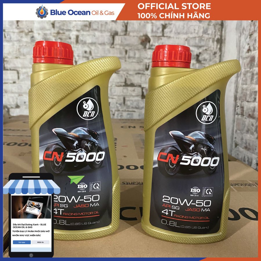 Dầu nhớt xe máy QTEX CN 5000 20W50_SG 4T 0.8L | Shopee Việt Nam