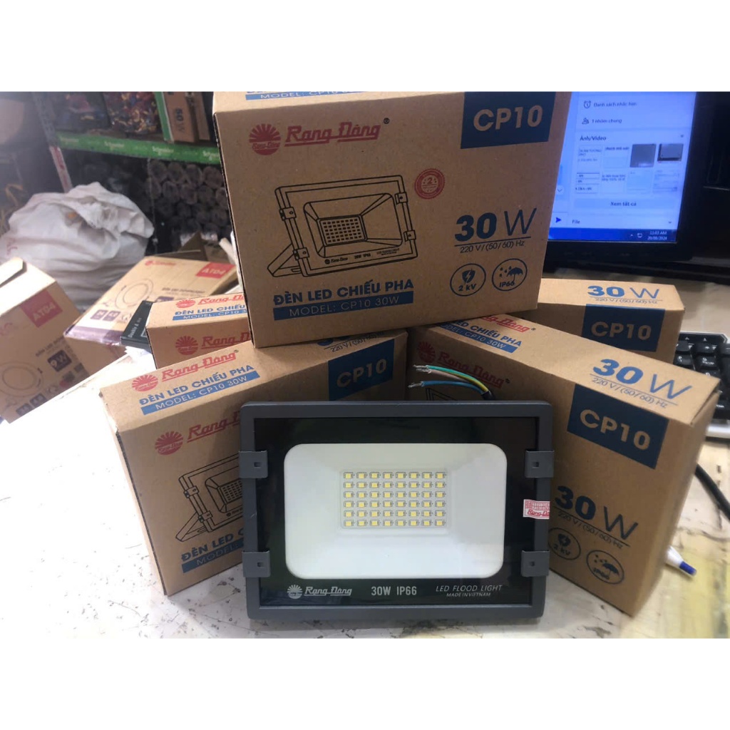 Đèn Pha LED 30W Model: CP10 30W ip66 Rạng Đông | Shopee Việt Nam
