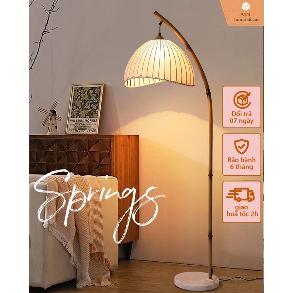 Đèn cây đứng dáng tre trang trí Đèn sàn vintage cao cấp | Shopee Việt Nam