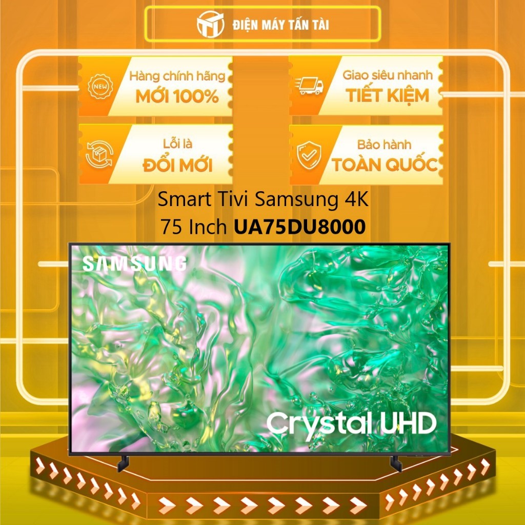 [TẤN TÀI LĐ 0Đ] UA75DU8000 - Smart Tivi Samsung 4K 75 Inch UA75DU8000 ...