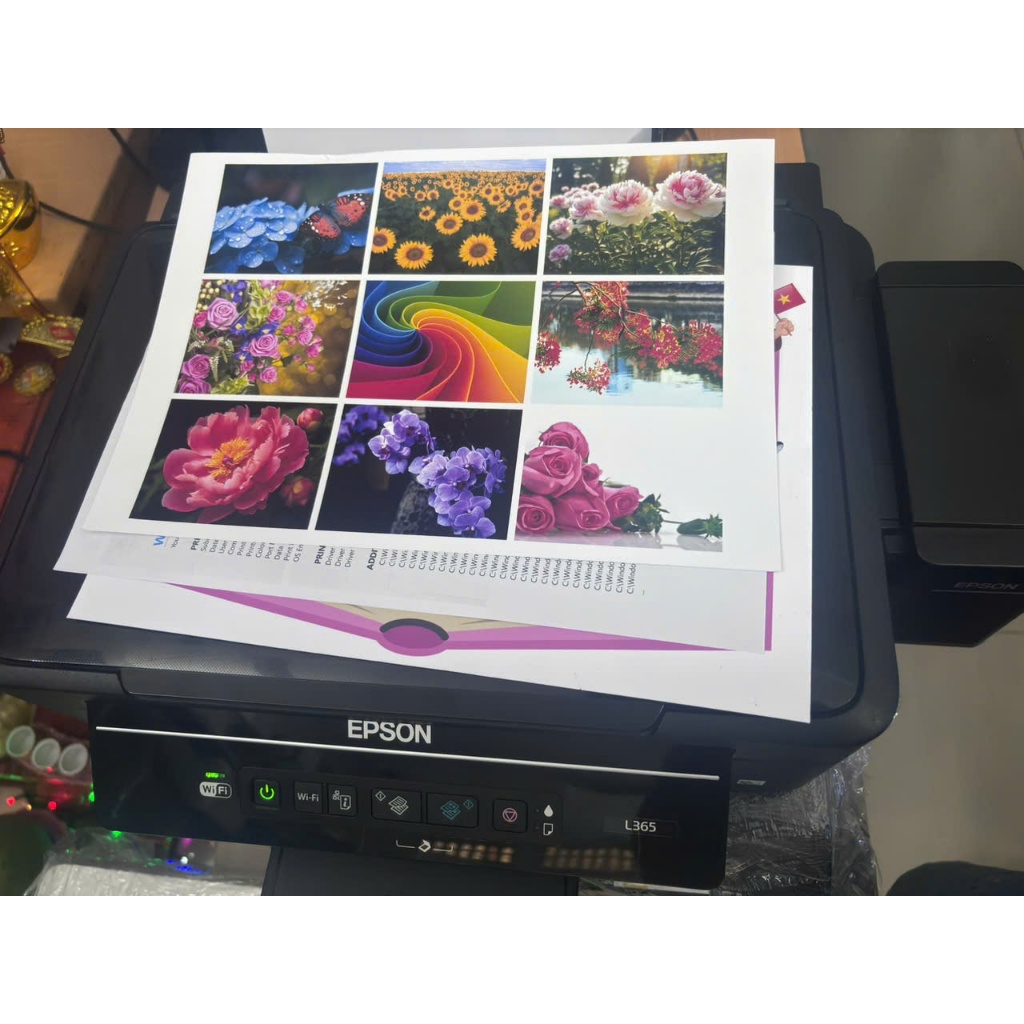Máy in Epson L365 cũ (in phun màu, copy, scan + wifi) | Shopee Việt Nam