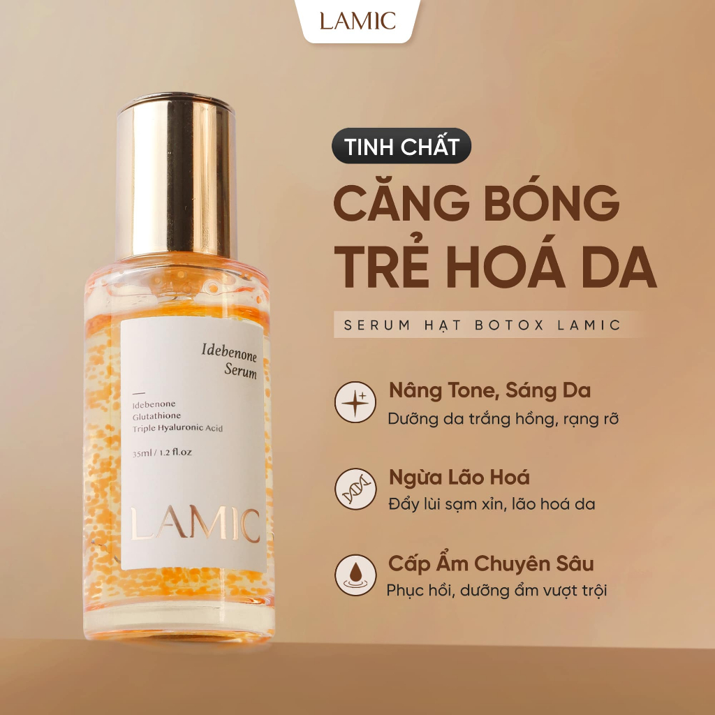 Serum Phục Hồi Hỗ Trợ Dưỡng Trắng Da Mặt Botox Tươi LAMIC Idebenone ...