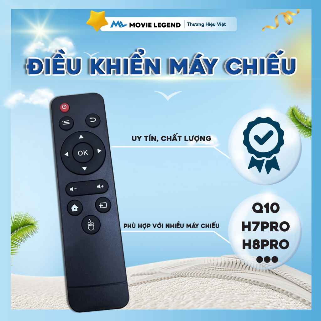 Điều Khiển Máy Chiếu Q10, H7PRO, H8PRO, H3PRO,... | Shopee Việt Nam