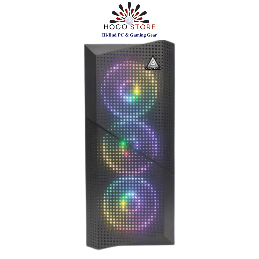Vỏ Case Máy Tính VSP Esport Gaming KB06 (ATX) Mặt Kiểu Lưới, Nắp Hông Kính Cường Lực | Hoco ...