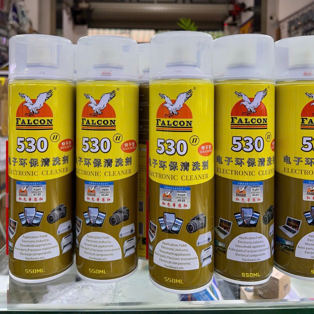 Nước Rửa Falcon 530 Vàng (Chai 550ml), Nước Rửa Màn Hình Điện Thoại, Bo ...