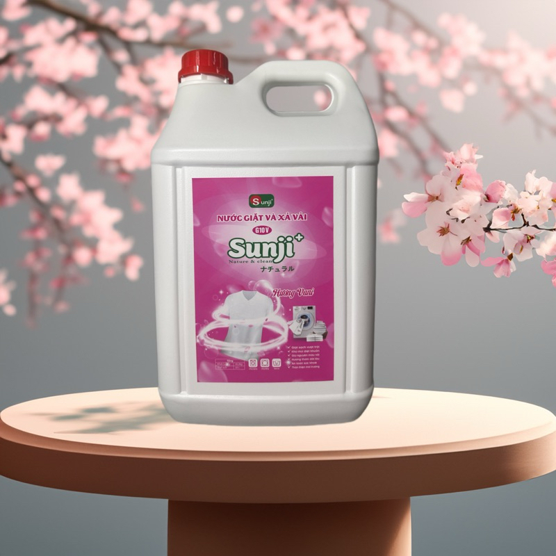 SUNJi 10,2kg - NƯỚC GIẶT + XẢ CAO CẤP 6 TRONG 1 dùng cho giặt máy và ...
