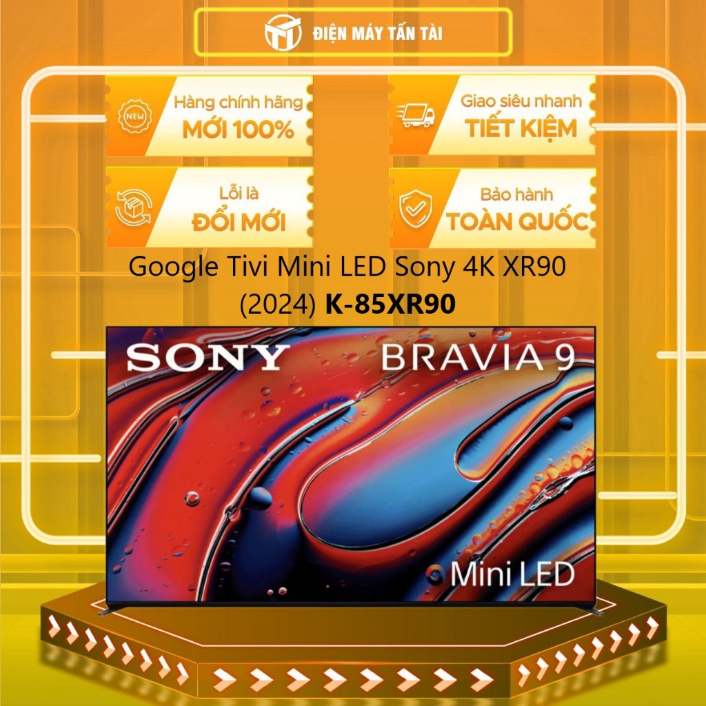 K-85XR90 - Google Tivi Mini LED Sony 4K XR90 (2024) BRAVIA 9 K-85XR90 (85") | Shopee Việt Nam