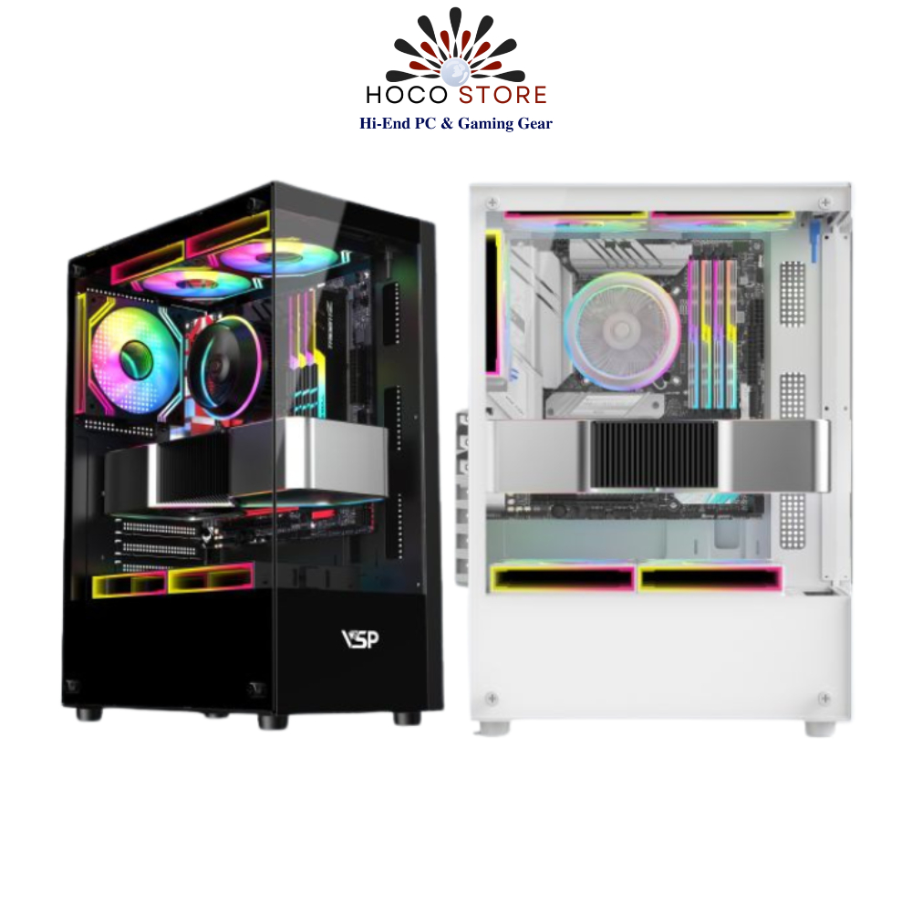 Vỏ Case Máy Tính VSP Gaming Aquanaut AX5 & X2 (mATX) Case 2 Mặt kính | Hoco Store PC | Shopee ...