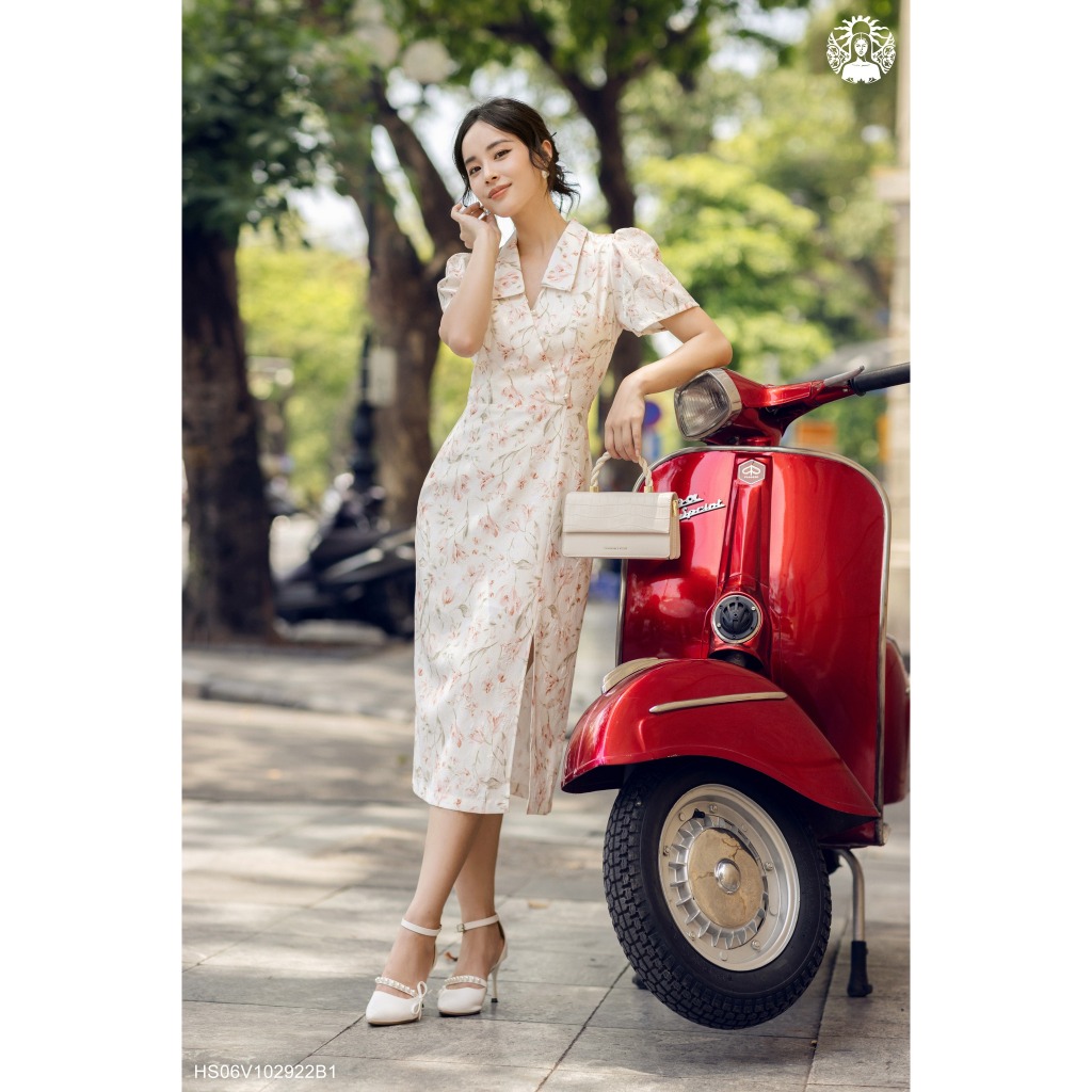 Váy wrap bút chì phối cổ bẻ LEP DESIGN HOUSE HS06V102922B1 | Shopee ...