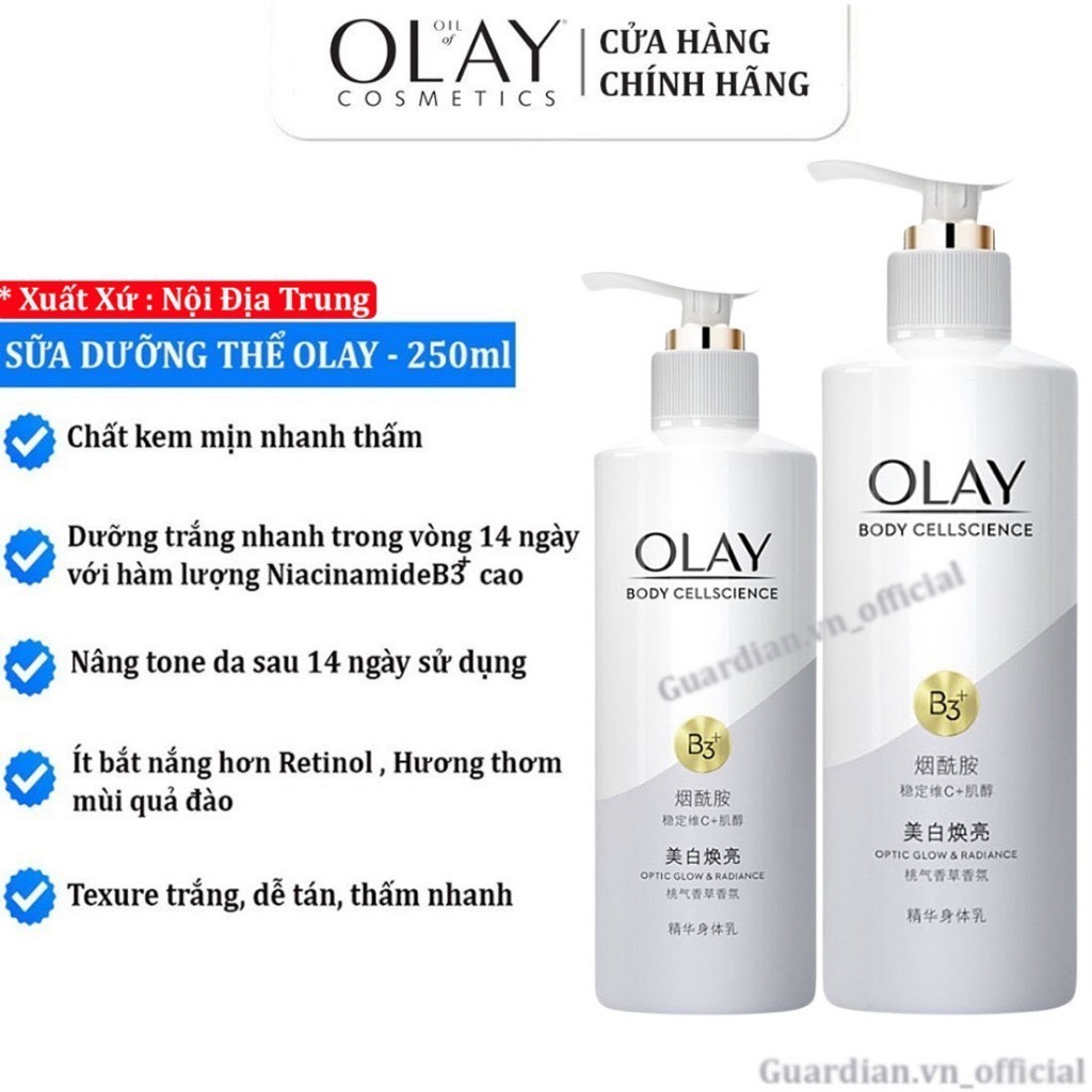 [ Chính Hãng ] Sữa Dưỡng Thể OLAY Vitamin C Bright Ultra Whitening Dưỡng Trắng Da Toàn Thân ...